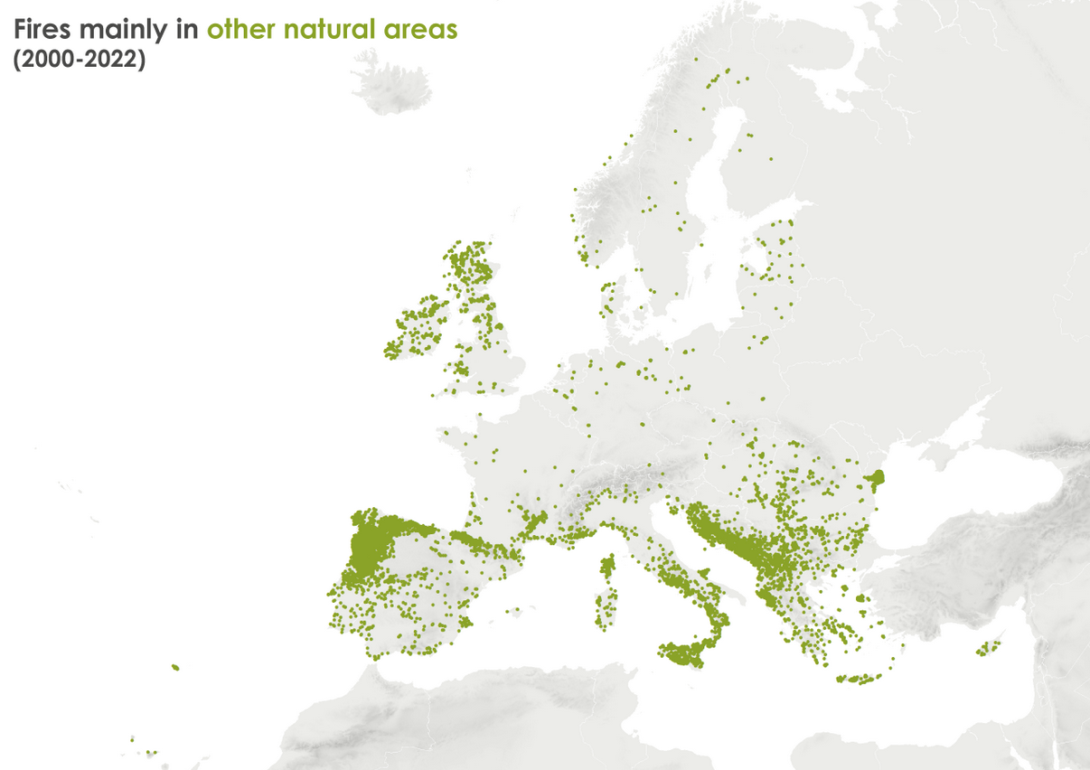 Lo spopolamento sta cambiando la mappa degli incendi dell’Europa
